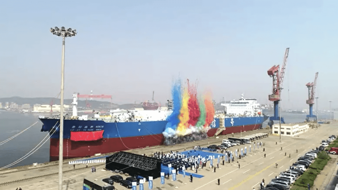 China Delivers Guoxin 1, World’s First Tanker-Sized Aquaculture Vessel ...